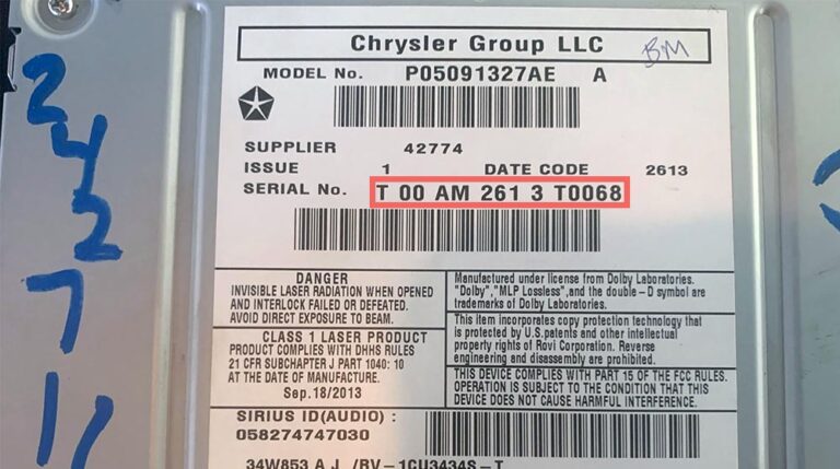 Chrysler Radio Code Entsperrung - Holen Sie sich Ihren Chrysler ...
